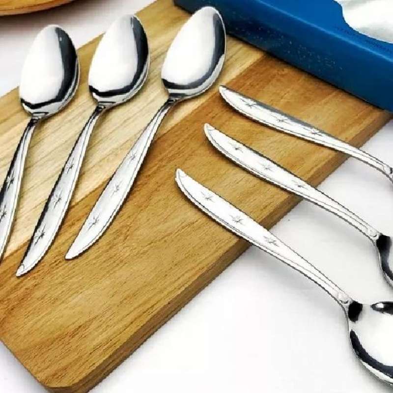 Jual Sendok Garpu Makan Nasi Set Stainless Tebal Premium Cafe Resto ...