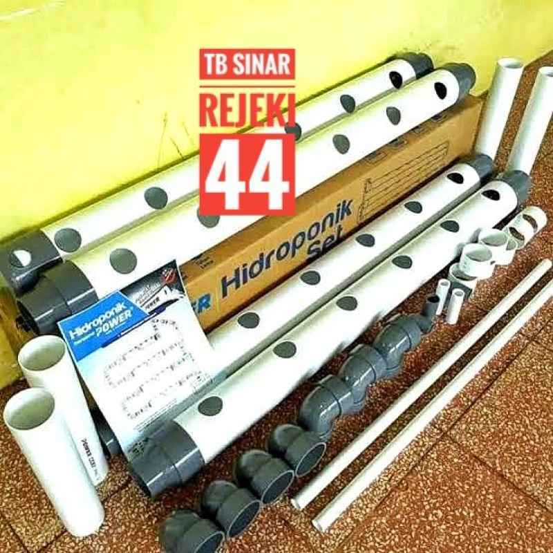 Promo Paket Starter Kit Hidroponik Set Hydroponic Pipa Power [avian ...