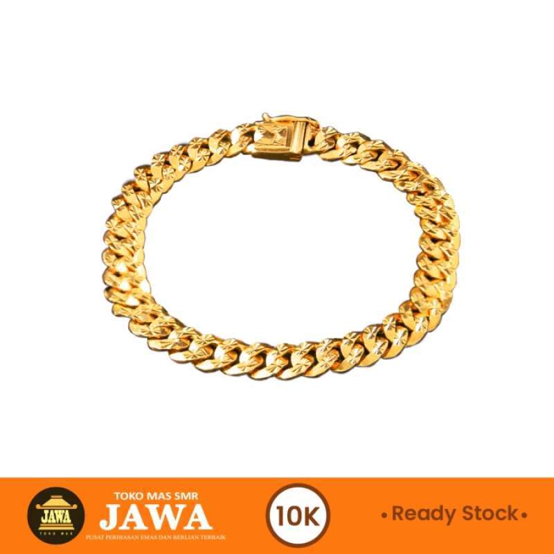Jual Gelang Emas Sisik Naga Kadar 10k Toko Mas Jawa - 10 Gram Di Seller ...
