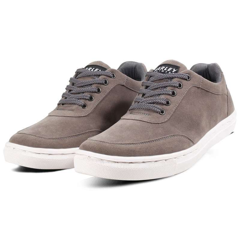 Promo Sepatu Sneakers Pria Casual Kets Kerja - Alva 10 Warna Abu Bahan Suede - 41 Diskon 27% Di ...