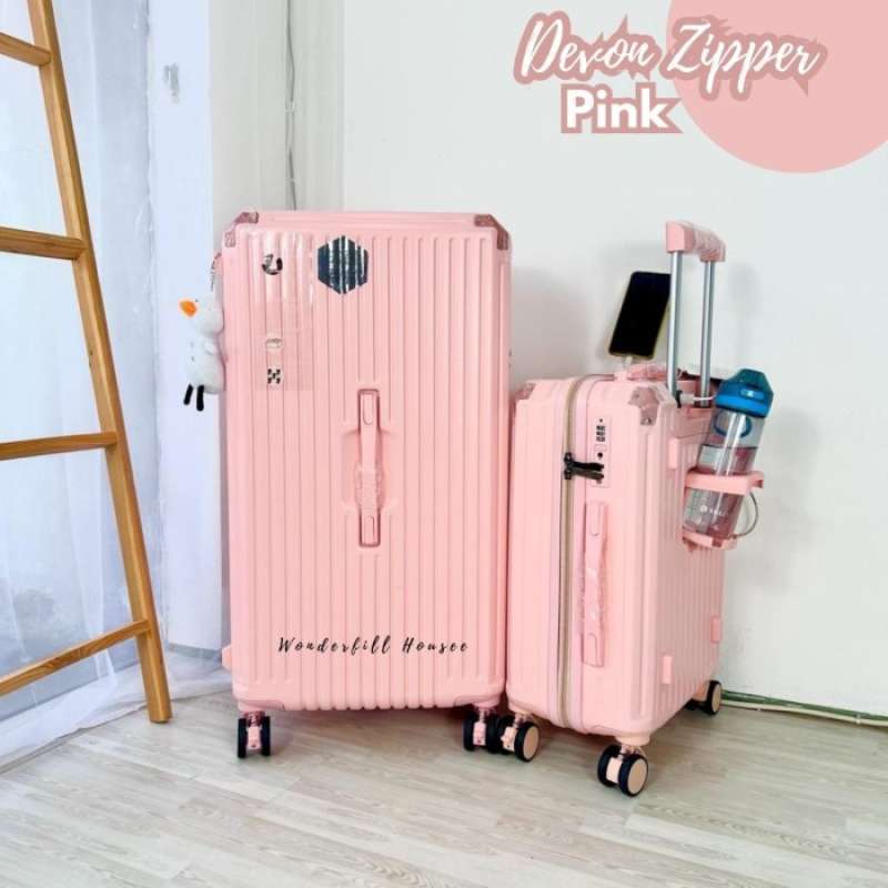 Promo Koper Series Koper Kabin Cabin Bagasi Zipper Jumbo Travel Anti ...