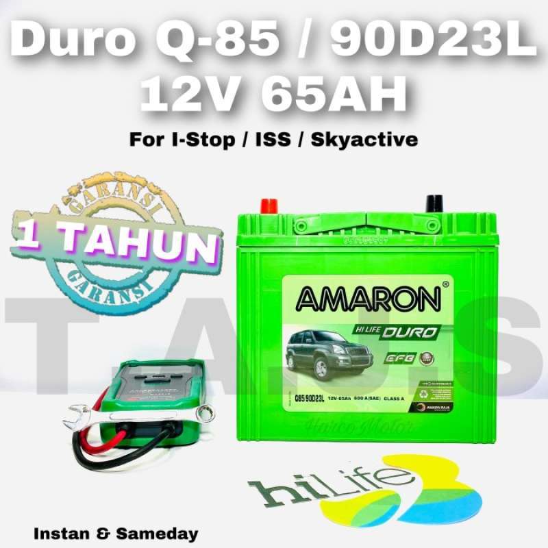 Promo Aki Mobil Mazda 2 Skyactive Q85 / 90d23l Amaron Hi Life Duro Diskon 23% Di Seller Zuma ...