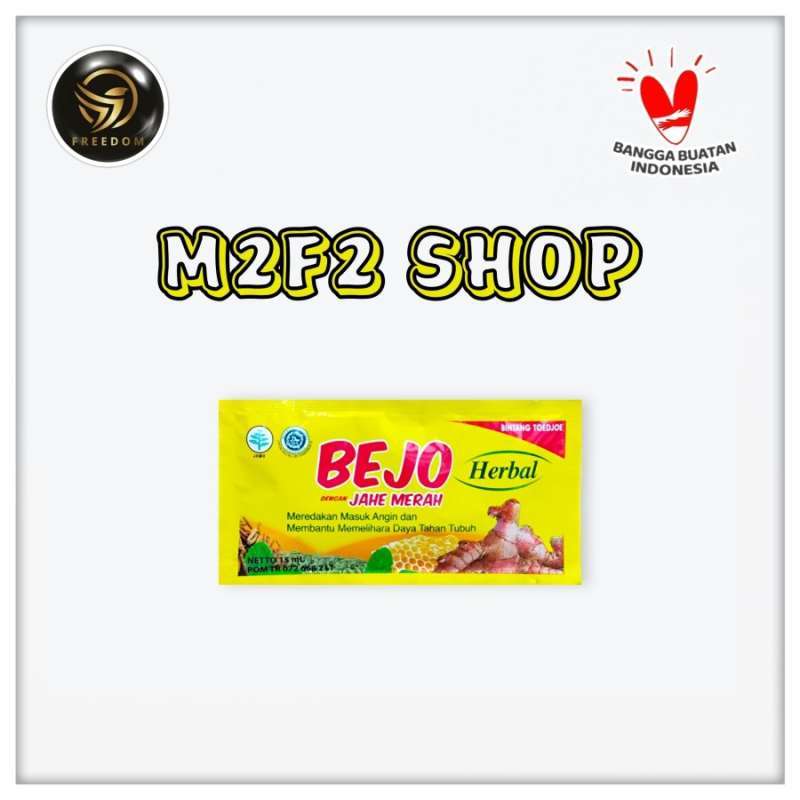 Promo Bejo Herbal Jahe Merah | Cair Sachet - 15 Ml (kemasan 3 Box ...