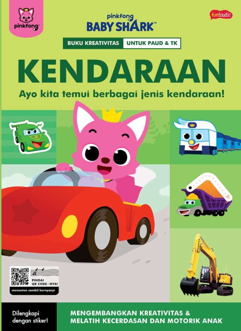 Promo Pinkfong Baby Shark - Buku Kreativitas Kendaraan Diskon 23% Di ...