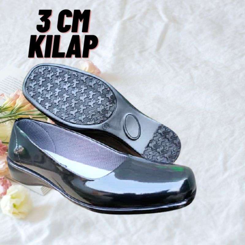 Promo Crewger Sepatu Wedges Persit Bhayangkari Pdh Polwan Kilap ...