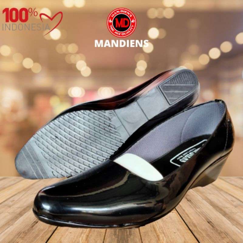Promo Crewger Sepatu Wedges Persit Bhayangkari Pdh Polwan Kilap ...