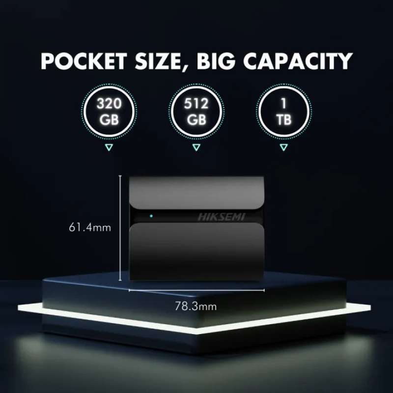 Jual Hiksemi T300s External Ssd Portable Hs-essd-t300s Harddisk - 1tb ...