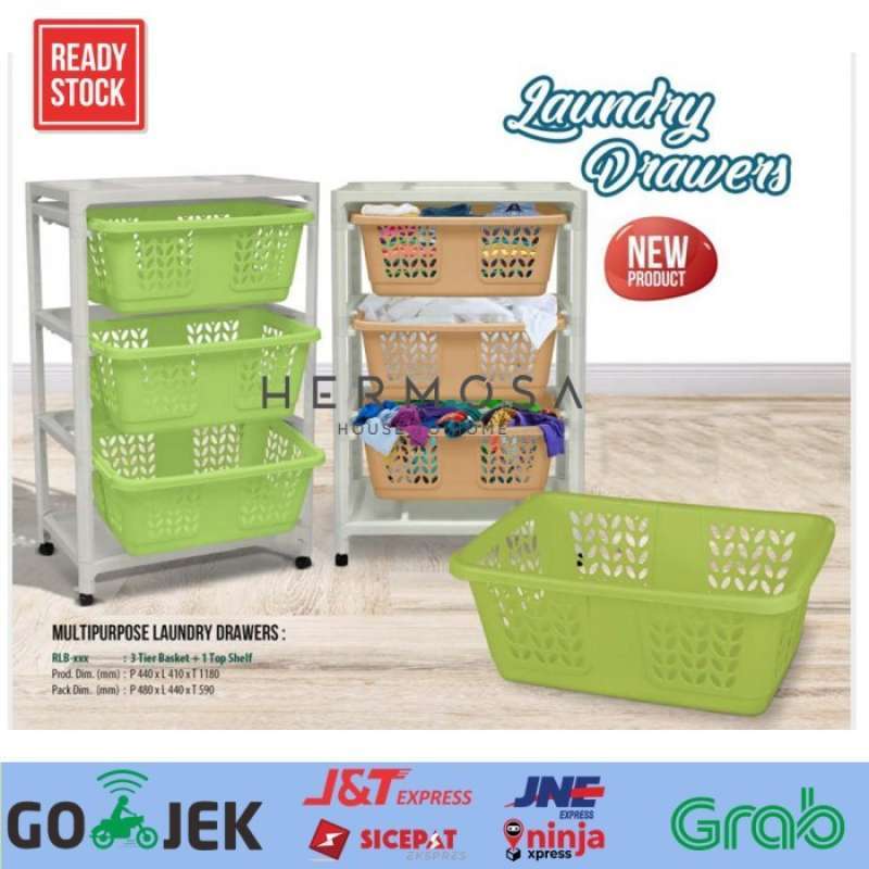 Promo Rovega Rak Laundry Serbaguna / Perlengkapan Bayi / Laci Serbaguna ...