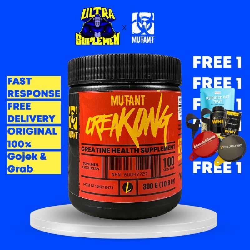 Promo Creatine Mutant Creakong 300g 75 Serving Serv Diskon 33% Di ...