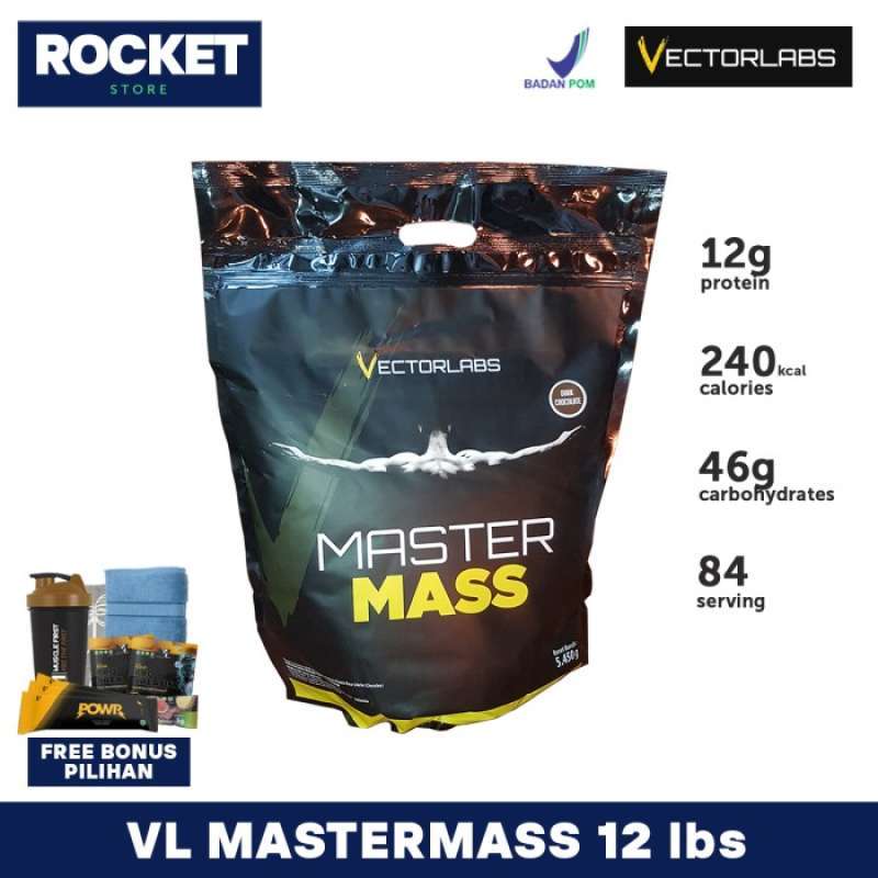 Promo Vectorlabs Mastermass 12 Lbs 5460 Gr - Master Mass Gainer 12lbs ...
