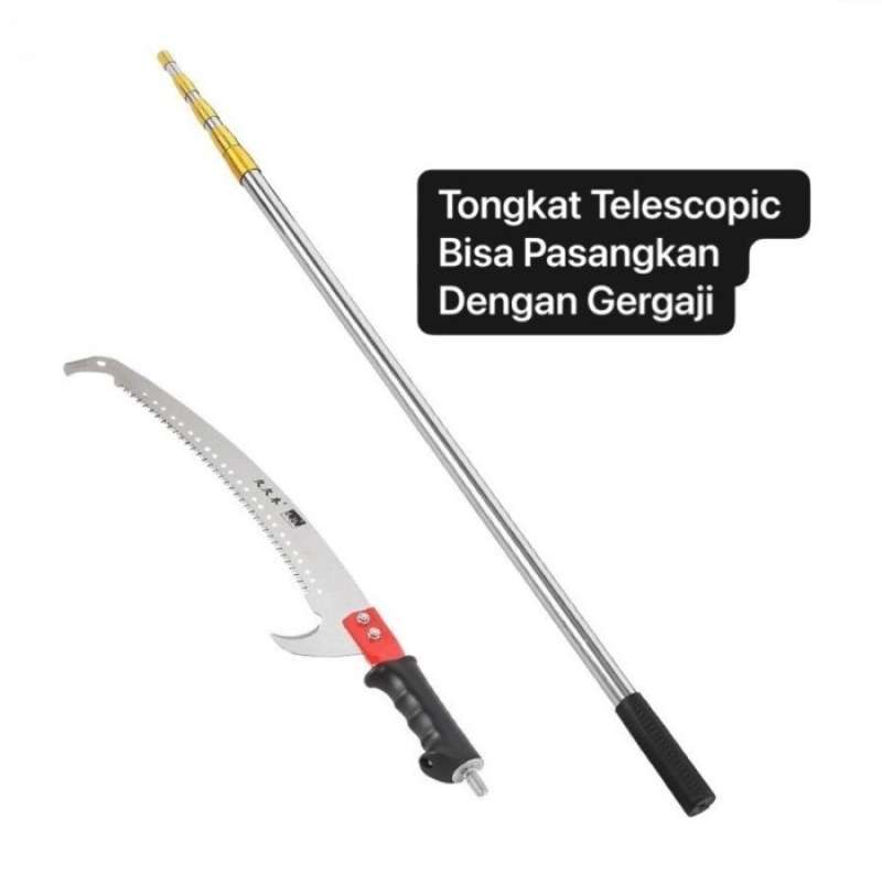 Promo Gergaji Potong Ranting Pohon Bisa Pasang Tongkat Teleskopik ...
