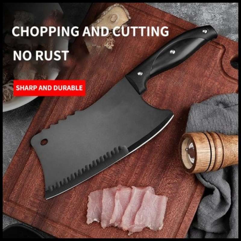 Promo Pisau Dapur Chef Knife Cleaver 7 Inch Parang Potong Daging ...