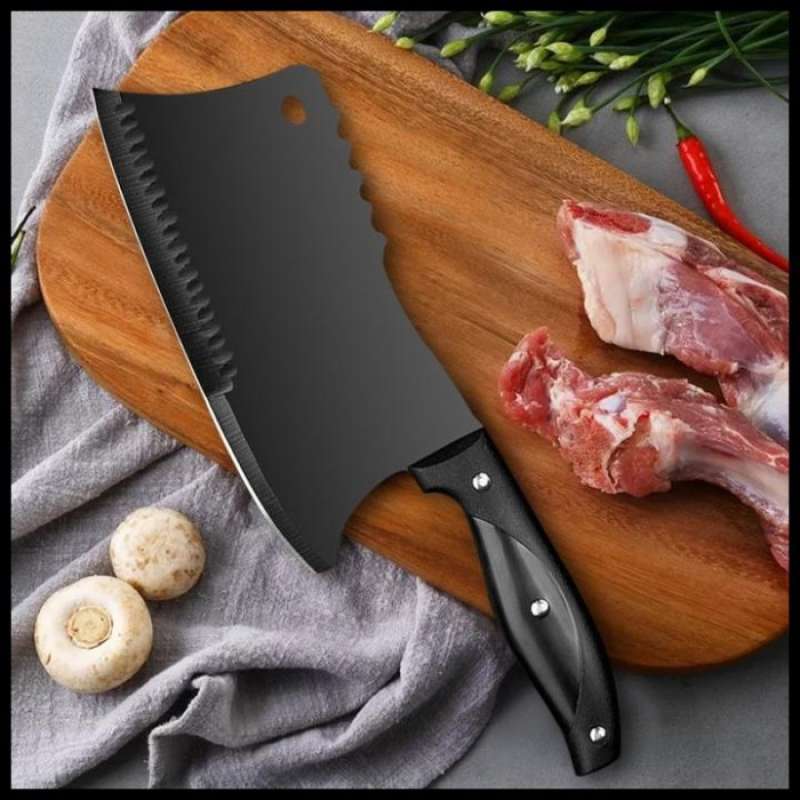 Promo Pisau Dapur Chef Knife Cleaver 7 Inch Parang Potong Daging ...