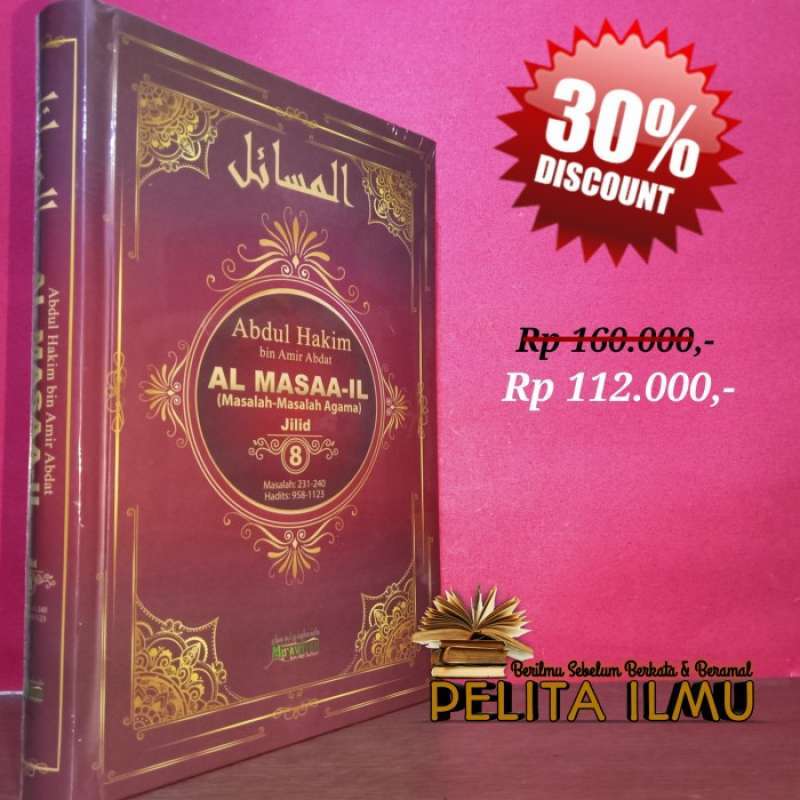 Promo Ori Buku Al-masaa-il - Masalah-masalah Agama Jilid 8 Diskon 26% ...