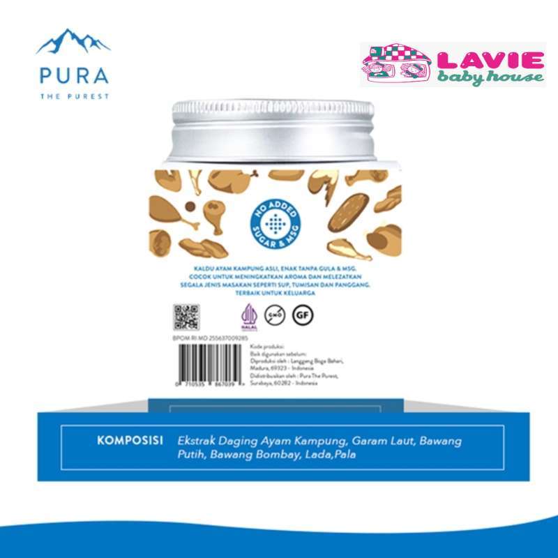Jual Pura Kaldu Asli | 2 Bumbu Kaldu Ayam Kampung,sapi & Salmon (100gr ...