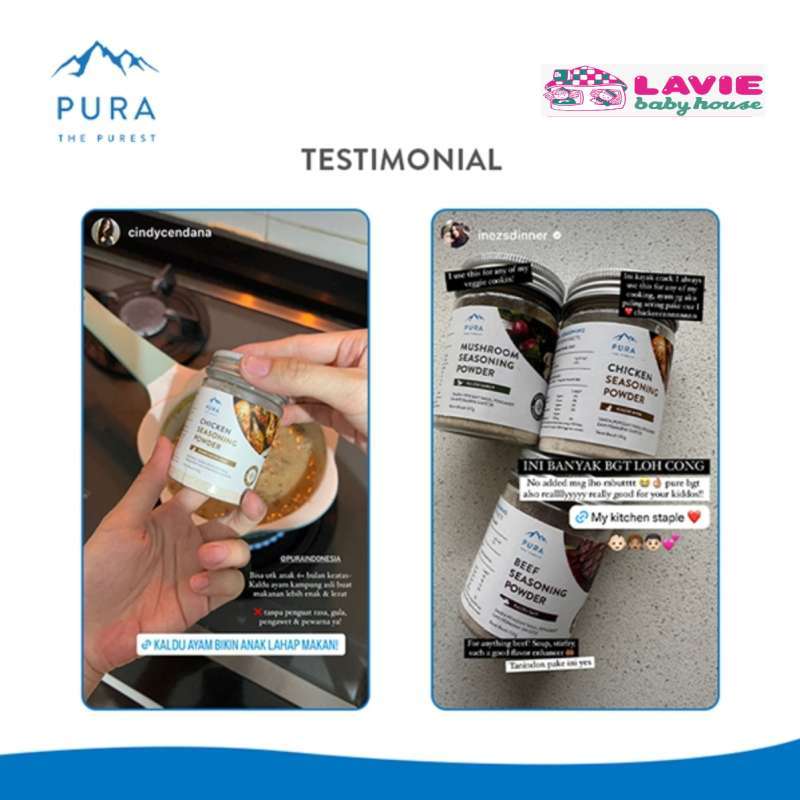 Jual Pura Kaldu Asli | 2 Bumbu Kaldu Ayam Kampung,sapi & Salmon (100gr ...