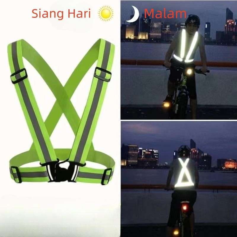 Jual Safety Reflective V Vest Rompi V Reflektif Rompi Proyek ...