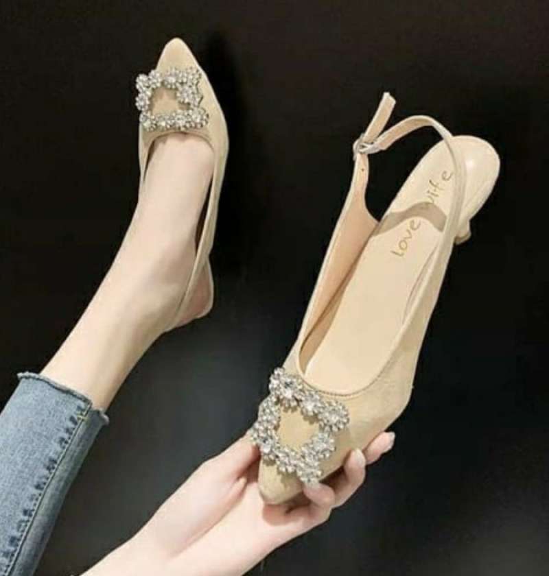Jual Sepatu Wanita Pesta Kerja Kantor Formal Kondangan 23otp Heels Hak ...