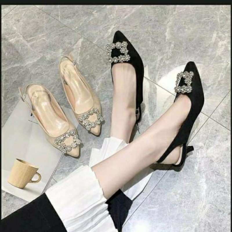 Jual Sepatu Wanita Pesta Kerja Kantor Formal Kondangan 23otp Heels Hak ...