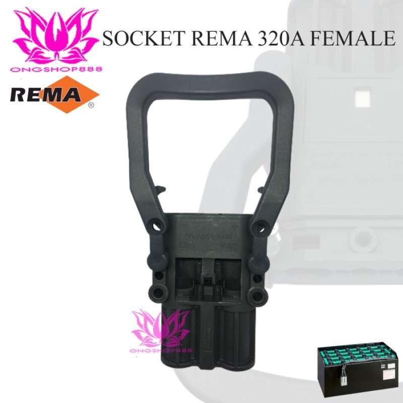 Promo Socket Battery Rema 320a For Forklift Female Diskon 23% Di Seller ...