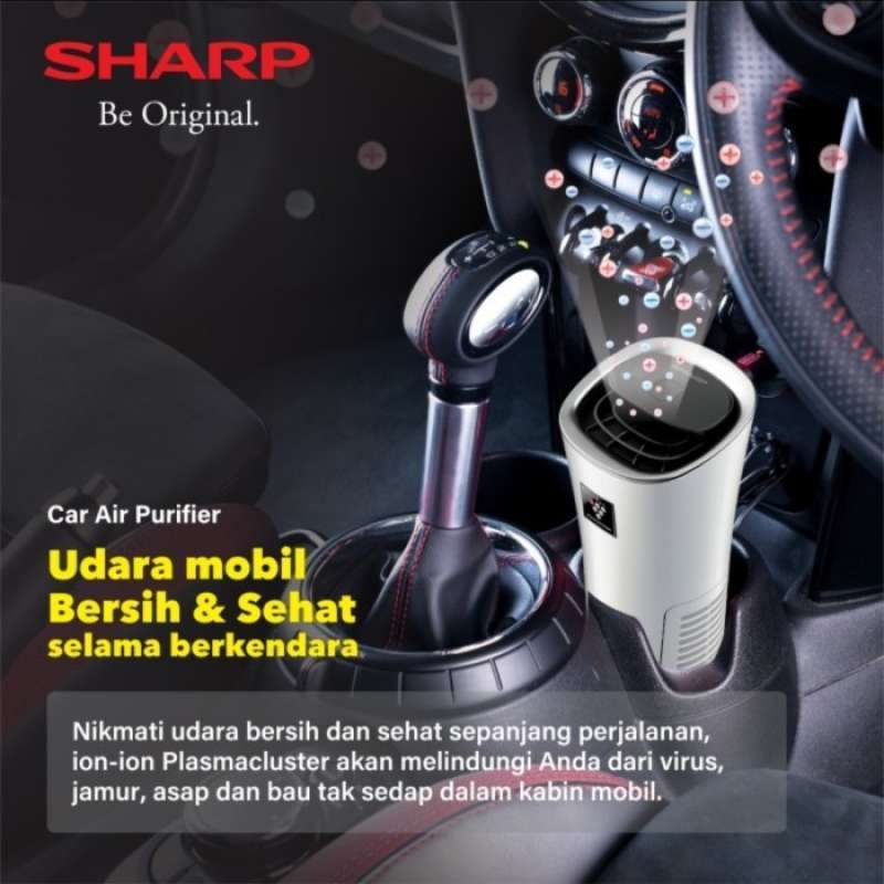 Promo Sharp Air Purifier Mobil Ig-nx2y A/b/w Quick Clean Diskon 33% Di ...