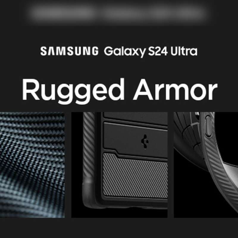 Promo Case Samsung Galaxy S24 Ultra Plus Spigen Rugged Armor Carbon Casing Diskon 19% Di Seller ...
