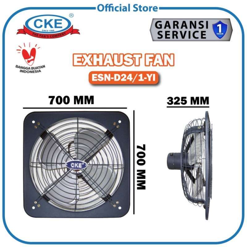 Promo Exhaust Fan Cke Standard Dbn 24 Inch 220v Industri Rumah Toilet ...