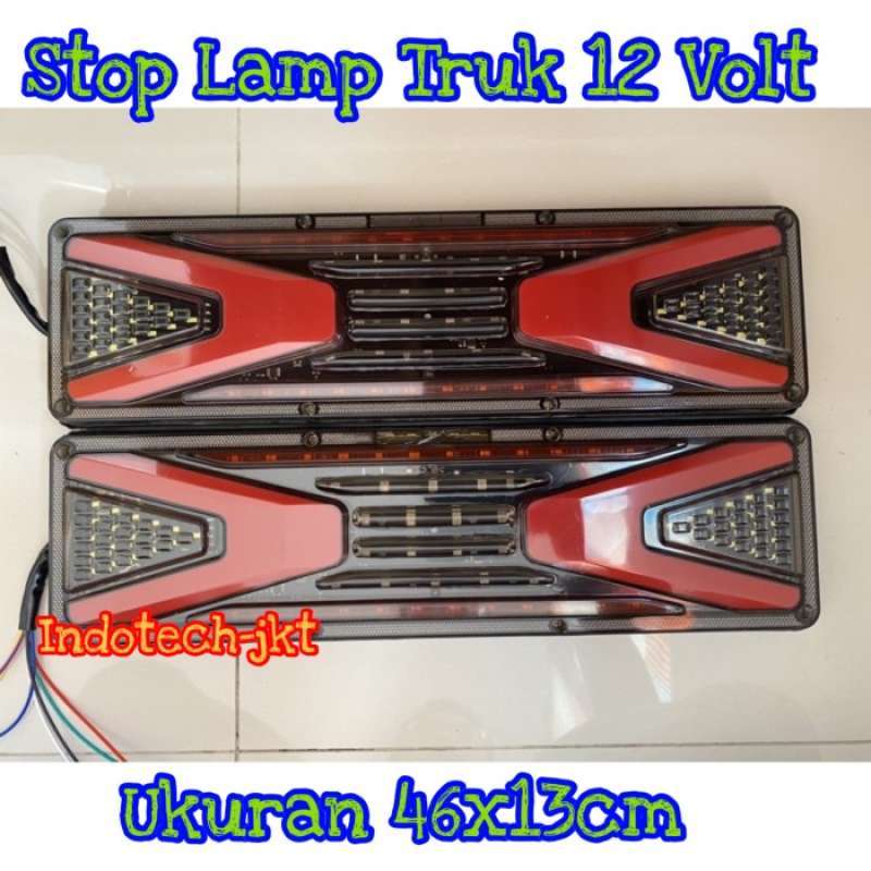 Promo Lampu Truk Stop Lamp Truk 12 Volt Model Panah Diskon 28% Di ...