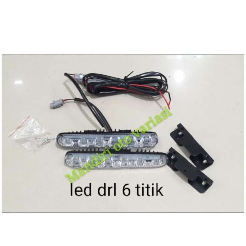 Promo Lampu Led Drl Model Fortuner 6 Titik / Lampu Led Drl 6 Titik ...