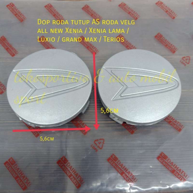 Promo Dop Roda Tutup As Roda Tutup Velg Daihatsu New Xenia Old Luxio ...