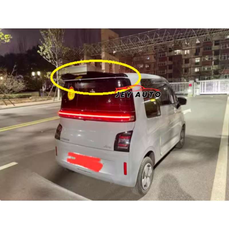 Promo Spoiler Air Ev Model Baru Hitam Glossy / Rear Spoiler Wuling Air ...