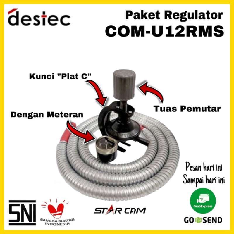 Promo Paket Selang Regulator Gas Meter Destec Com-u12rms Nan Rendah ...