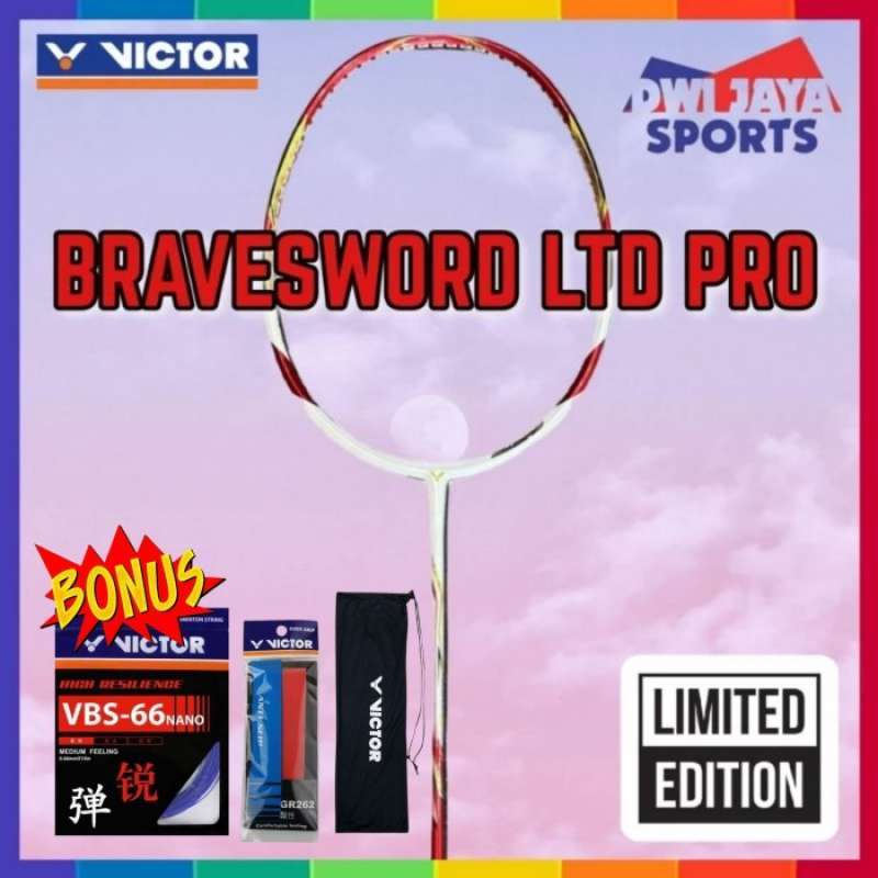 Promo Victor Brave Sword Ltd Pro D Badminton Racket | Raket Bulu ...
