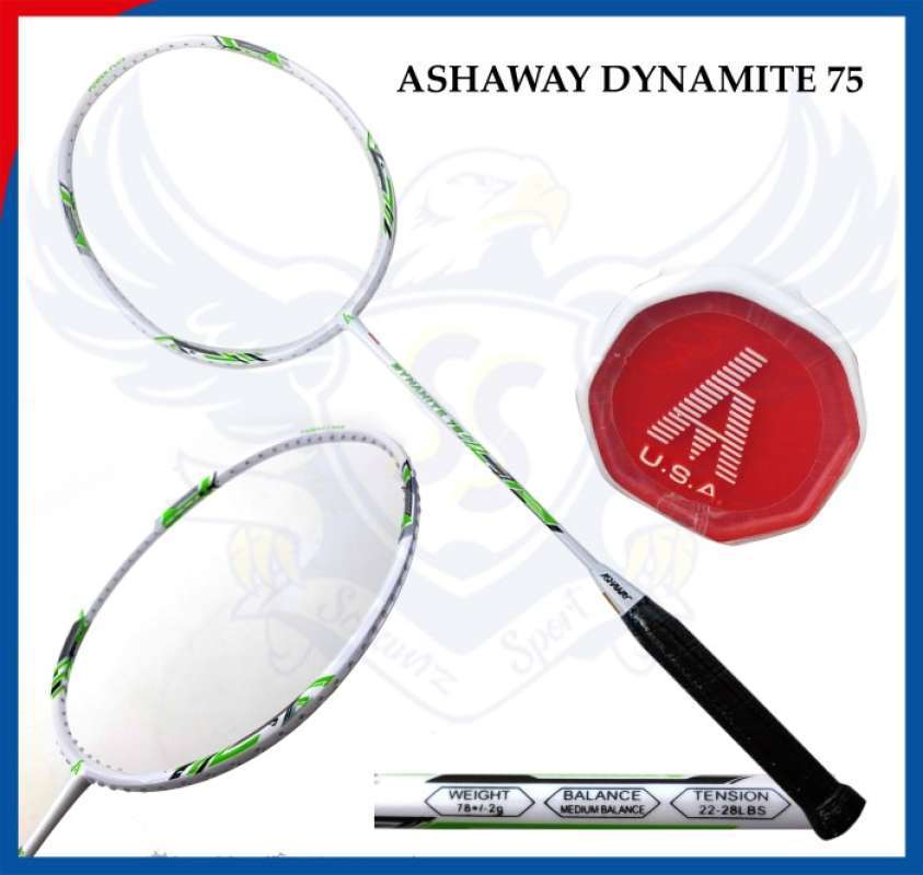Promo Raket Badminton Bulutangkis Ashaway Dynamite 75 Original Diskon ...