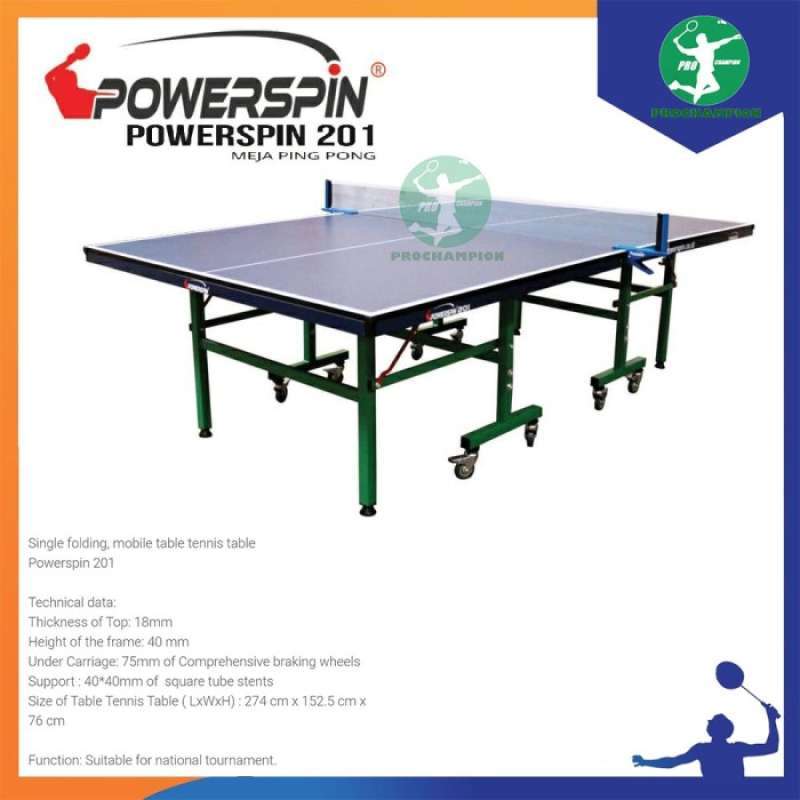 Promo Meja Ping Pong - Power Spin 201 - Original Diskon 33% Di Seller Harsastore - Tugu Selatan ...