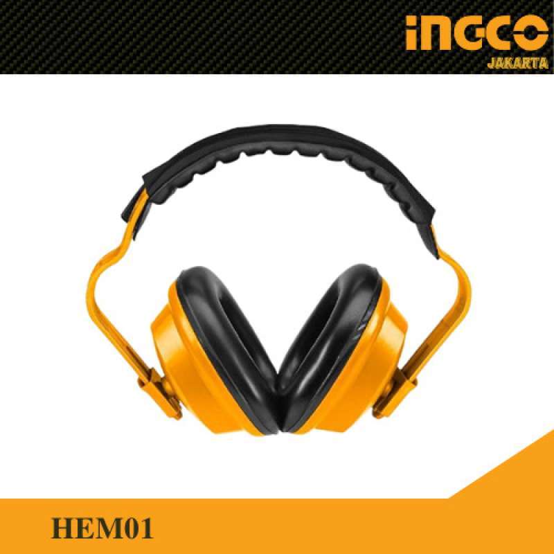 Jual Pelindung Telinga Proyek Safety Ear Muff Ingco Hem01 Penutup ...