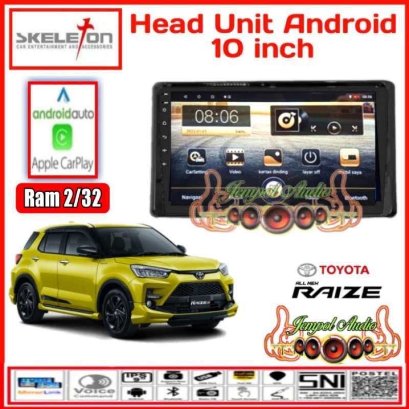 Promo Head Unit Android Skeleton 10 Inch Toyota Raize/avansa 2021 Up ...
