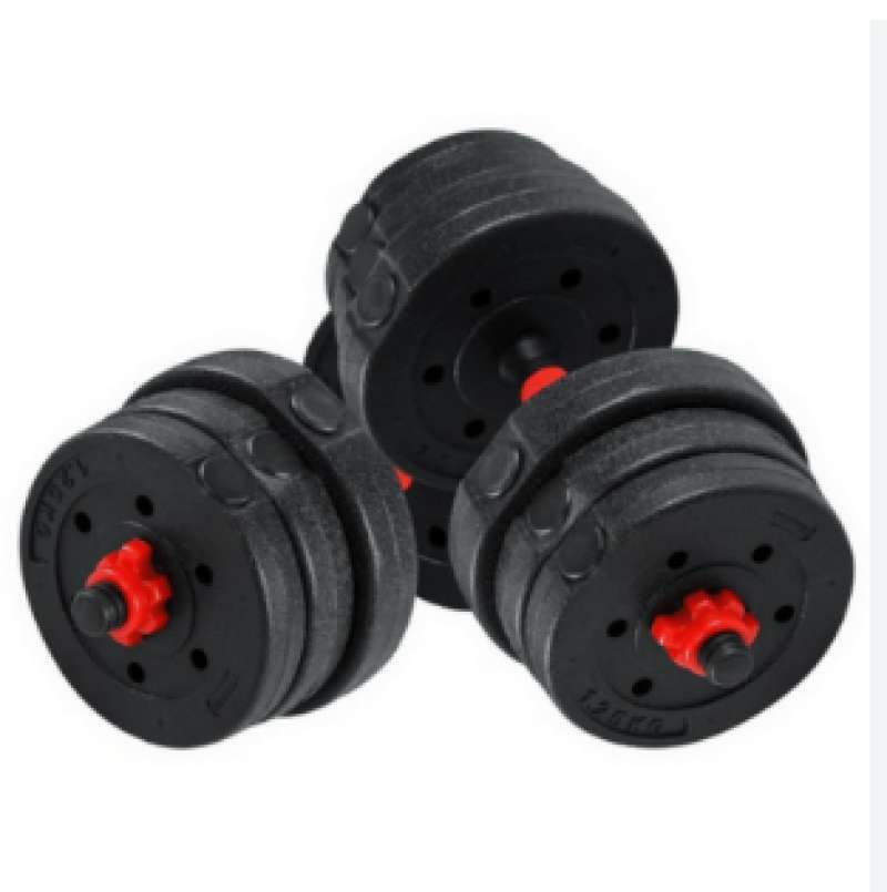 Jual Dumbel Set 20 Kg Pvc / Barbel Set 20kg Pvc Di Seller Belva Fitness ...