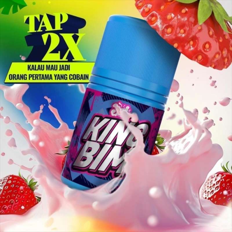 Jual Slank Kingbim Strawberry Milk 60ml Milks Susu King Bim Di Seller ...