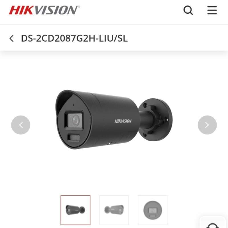 Promo Hikvision Ds-2cd2087g2h-liu/sl Ip Camera Smart Hybrid Light With ... Promo Hikvision Ds-2cd2087g2h-liu/sl Ip Camera Smart Hybrid Light With ...