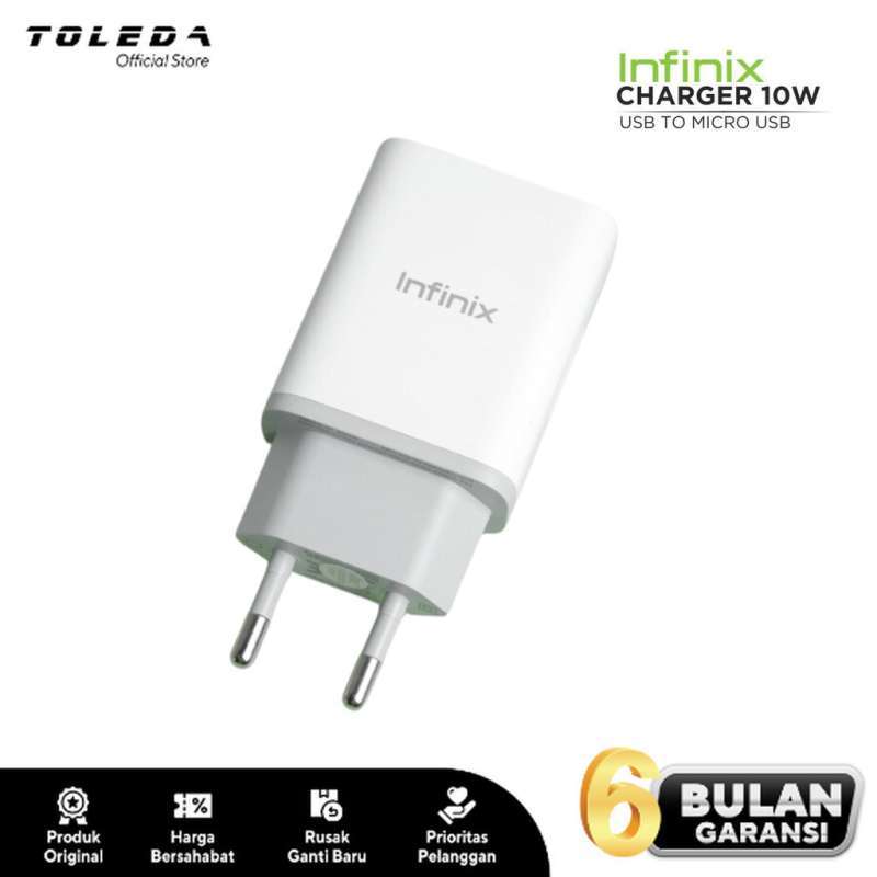 Promo Infinix Charger Micro Usb 10w Fast Charging Original 100% Diskon ...