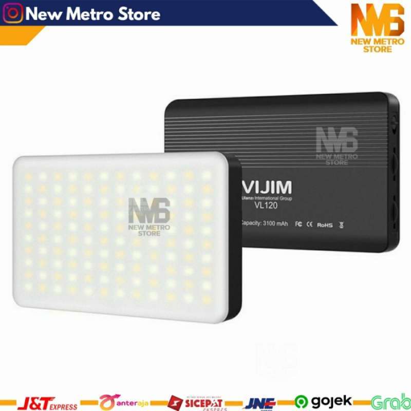 Promo Ulanzi Vijim Vl120 Rgb Lampu Led Video Light For Camera ...