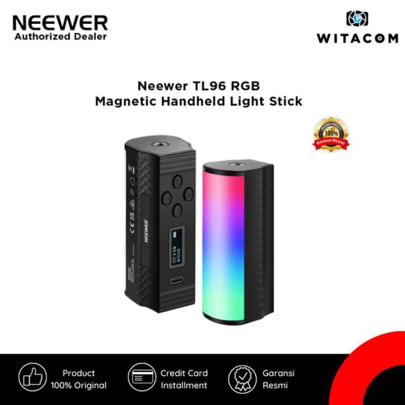 Promo Neewer Tl96 / Tl 96 Rgb Magnetic Handheld Light Stick - Original ...