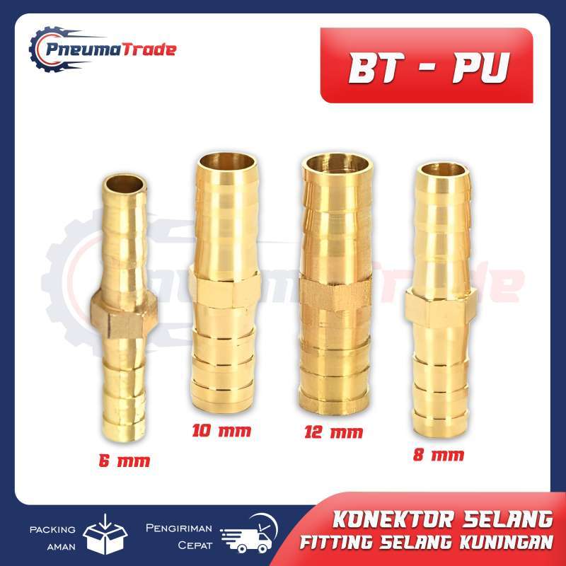 Promo Nepel Sambungan Selang Kuningan Konektor Adaptor Selang Pipa Hose ...