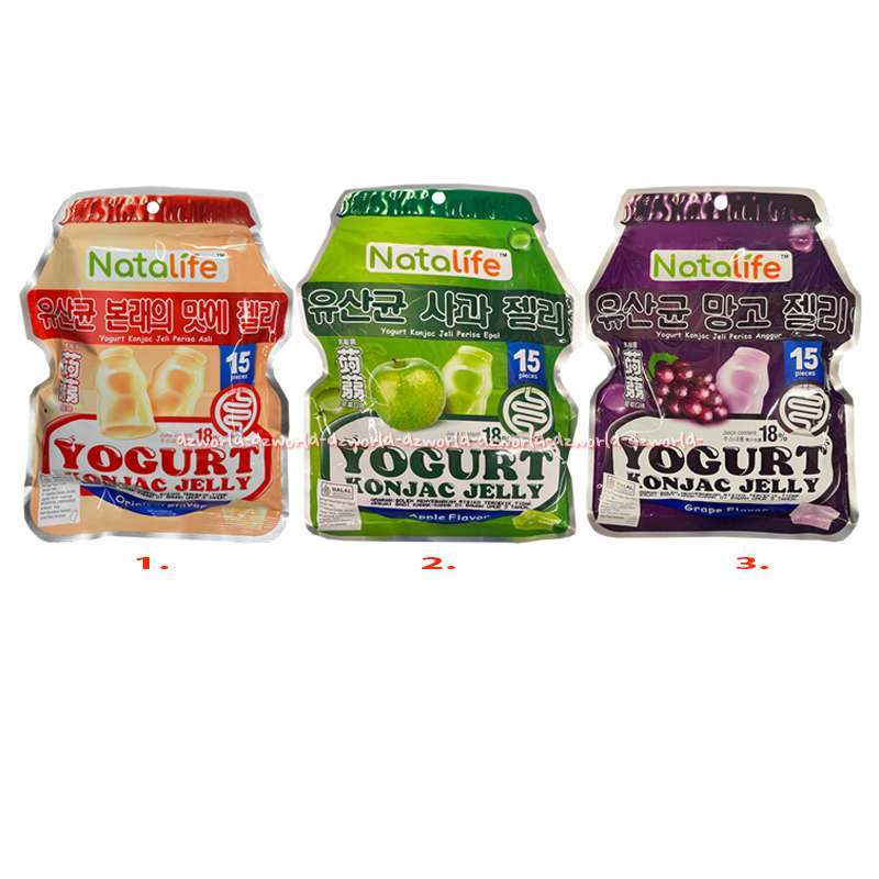 Jual Natalife 200gr Yogurt Konjac Jelly Original Flavour Permen Rasa ...