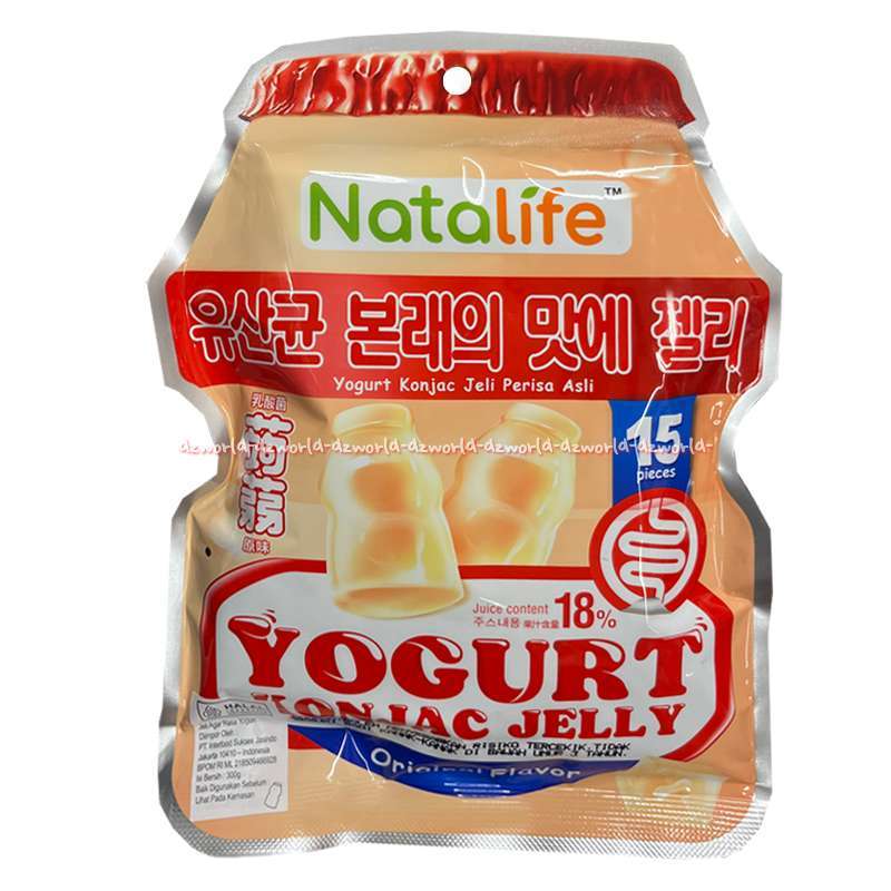 Jual Natalife 200gr Yogurt Konjac Jelly Original Flavour Permen Rasa ...