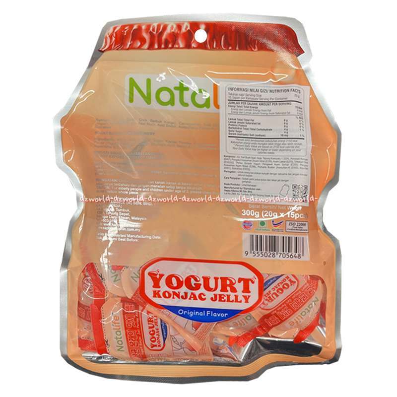 Jual Natalife 200gr Yogurt Konjac Jelly Original Flavour Permen Rasa ...