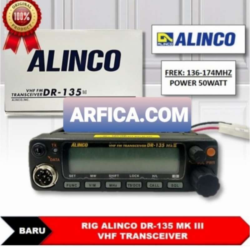 Promo Rig Alinco Dr-135 Mk3 Vhf Original 100% Rig Dr135 Dr 135 Radio Mobile Diskon 33% Di Seller ...