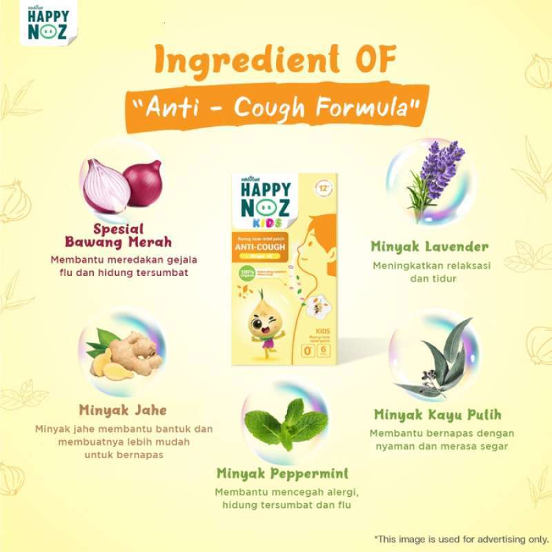 Jual Happy Noz All Varian / Sticker Bawang / Original Anti Cough Virus ...