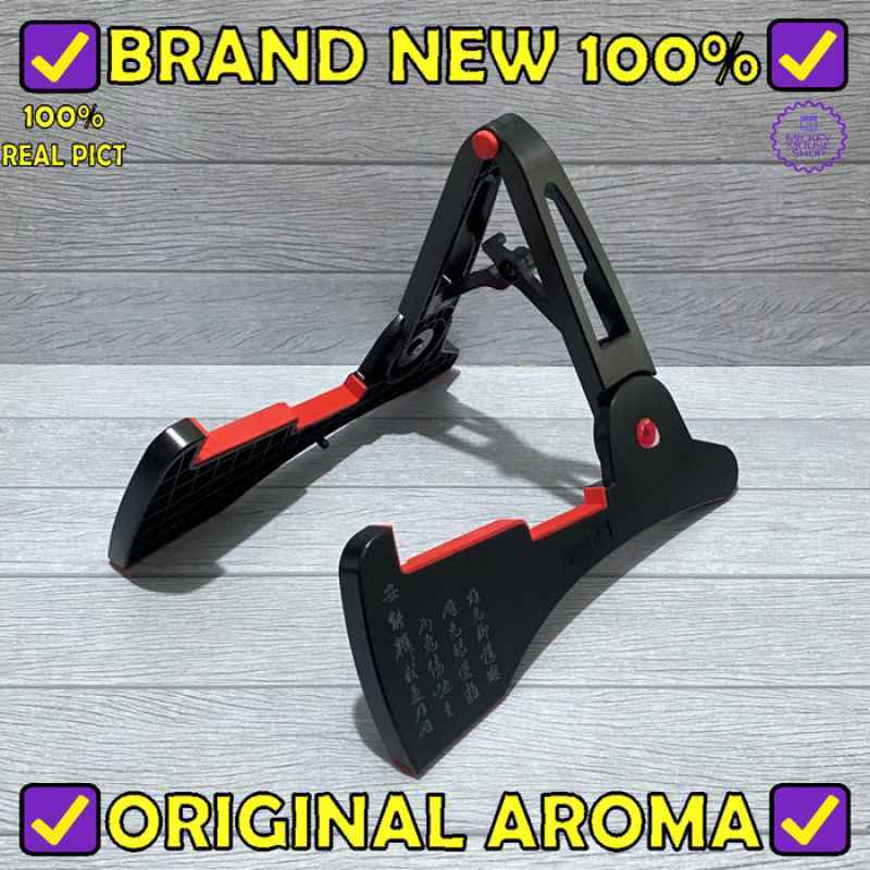 Promo Aroma Ags-03 Stand Gitar Lipat Foldable Guitar Elektrik Akustik Bass - Hitam Diskon 23% Di ...